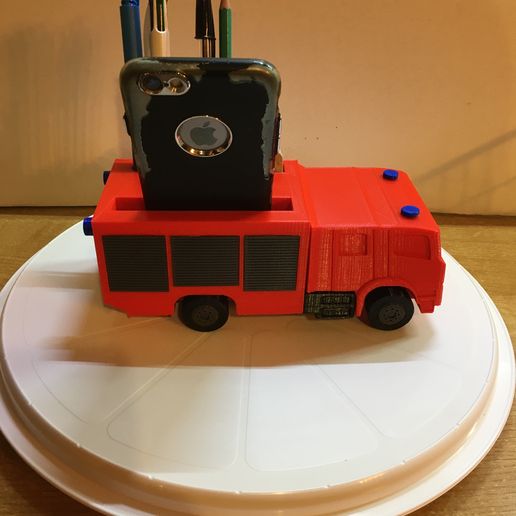 fire engine pencil case