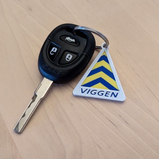 🗝️ Saab Viggen keychain・ STL File for 3D printing・Cults