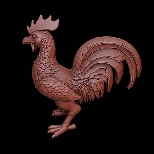 👤 Cockatrice Figure・ 3D File for 3D printing・Cults