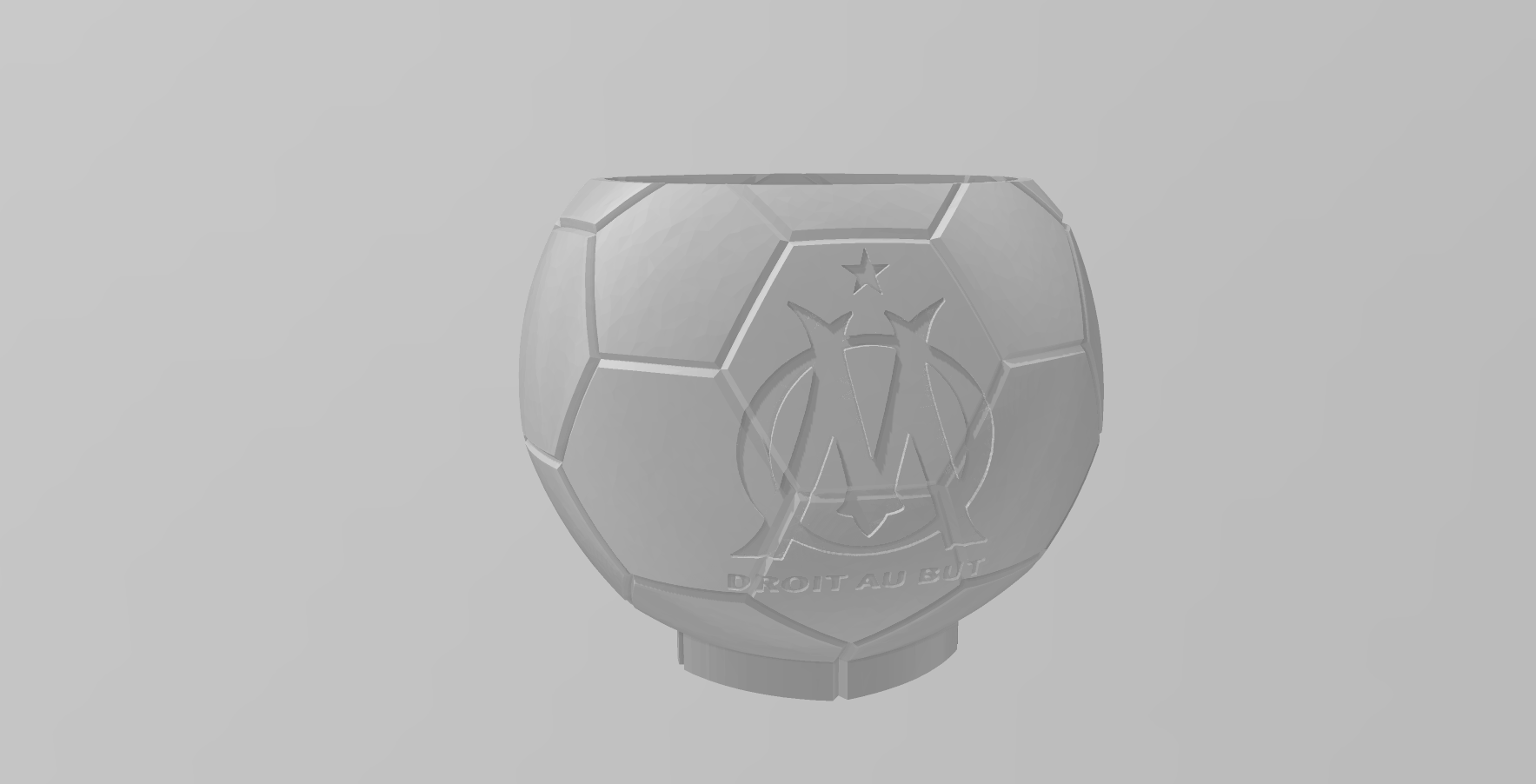 Download free 3MF file Pencil Box Olympique de Marseille • 3D print model ・ Cults