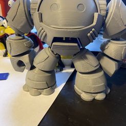 3D printable TEDDY BOT, a robot piloted by an adorable teddy bear ...