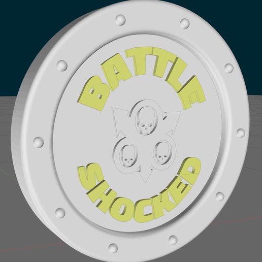 🛰 Papa Nergle Battle Shock Token・Free 3D File for ・Cults