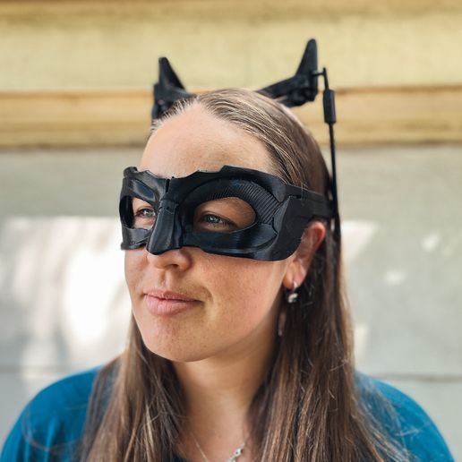 🦸‍♀️ Catwoman mask - Dark Knight Rises・ 3D File for 3D printing・Cults