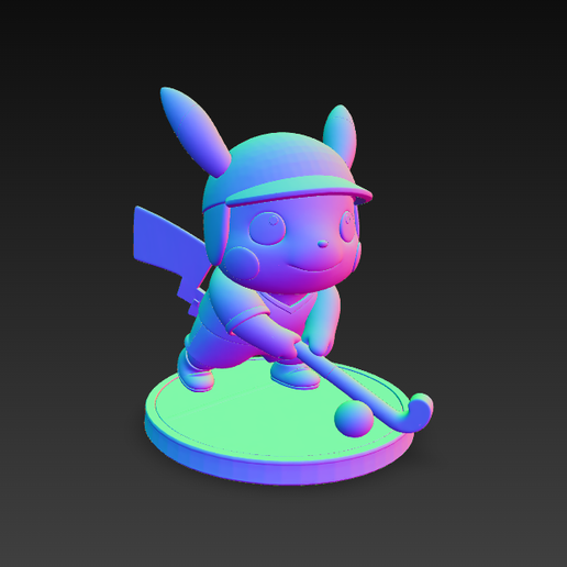🐉 Pikachu olympic pack 1・ STL File for 3D printing・Cults