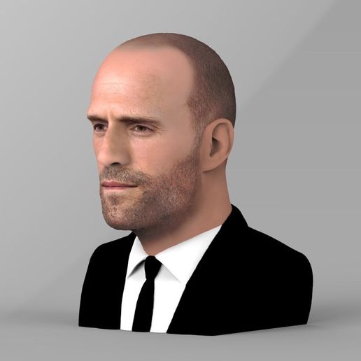 👤 Jason Statham bust for full color 3D printing・ STL File for 3D ...