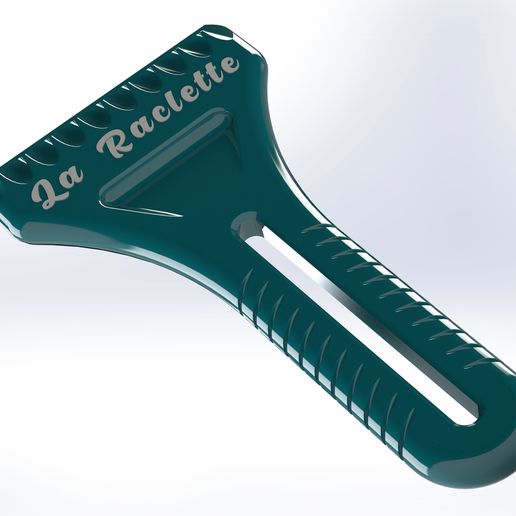 🪟 La Raclette" window scraper・ STL File for 3D printing・Cults