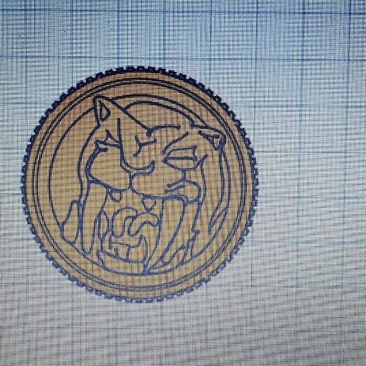 STL file mmpr yellow coin 🪙 ・Design to download and 3D print・Cults
