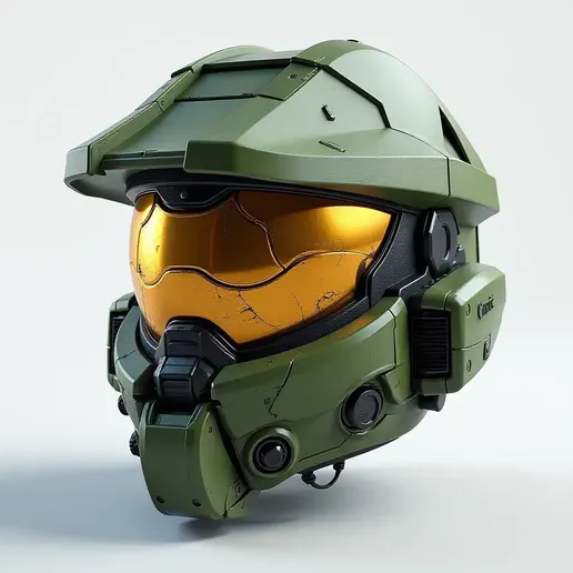 Master Chief Helmet (Halo Series) 🎮🪖・ STL File for 3D printing・Cults