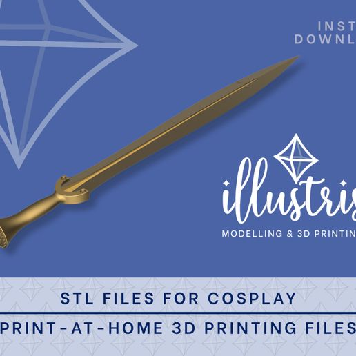 Файл 3D RIPTIDE Sword (Show Ver.) STL Files [Percy Jackson and the ...