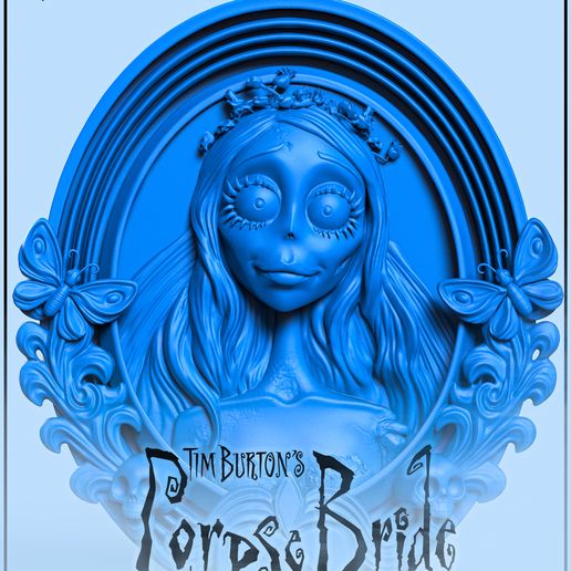🎨 Emily the Corpse Bride – Fan Art (Free)・Бесплатный бесплатно STL для ...
