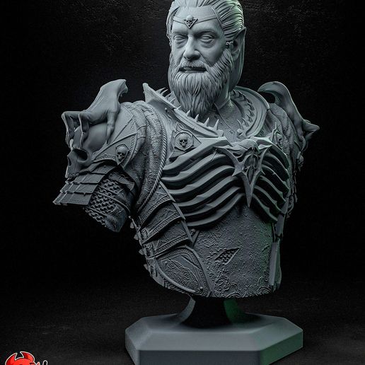 👤 Bust of Ketheric Thorm・ STL File for 3D printing・Cults
