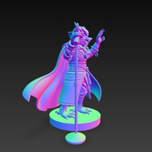 🪨 Anubis Wizard Rock Star Ruler of the Ancient Egyptian Stage 3D Print ...