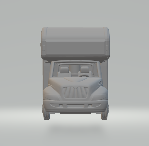 🚚 INTERNATIONAL MOTORHOME・ STL File for 3D printing・Cults