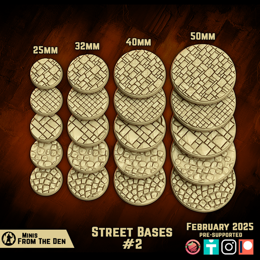 3D file Street #2 - BASES PACK [Extended] 🧱 ・Model to download and 3D ...