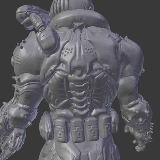STL file The Doomguy - Doom Eternal 🦸 ・3D print design to download・Cults