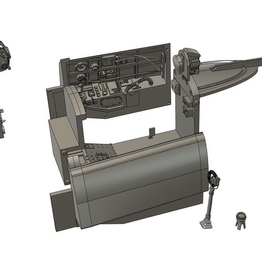️ Cockpit Hawker Sea Fury・Free STL File for 3D printing・Cults