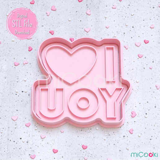 ️‍🔥 I Love You M1・ STL File for 3D printing・Cults