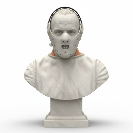 🎨 Hannibal Lecter・ STL File for 3D printing・Cults