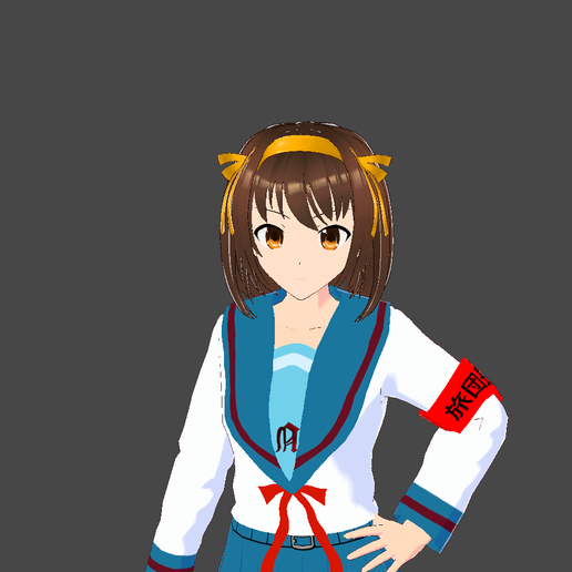 3D file Model Haruhi S 👧 ・3D printing model to download・Cults