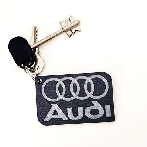 STL file Keychain: Audi I 🗝️ (3MF)・3D printable model to download・Cults