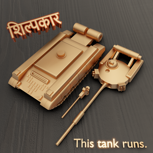 STL file Movable Army Toy Tank 🪖 ・3D printing idea to download・Cults