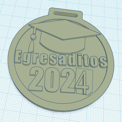 STL file Graduates 2024 🗝️ ・3D print model to download・Cults