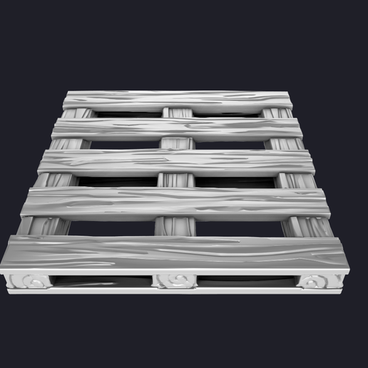 🏗 Miniature pallet 3D MODEL・ 3D File for 3D printing・Cults