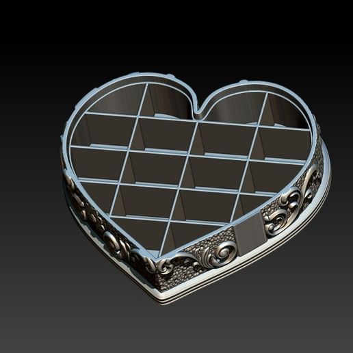 💜 Heart Box Gift・ 3D File for 3D printing・Cults