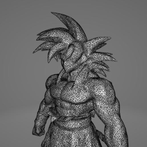 STL file Adult Goku SSJ4 (Dragon Ball Daima) – 3D Model 🐉 (OBJ)・3D ...