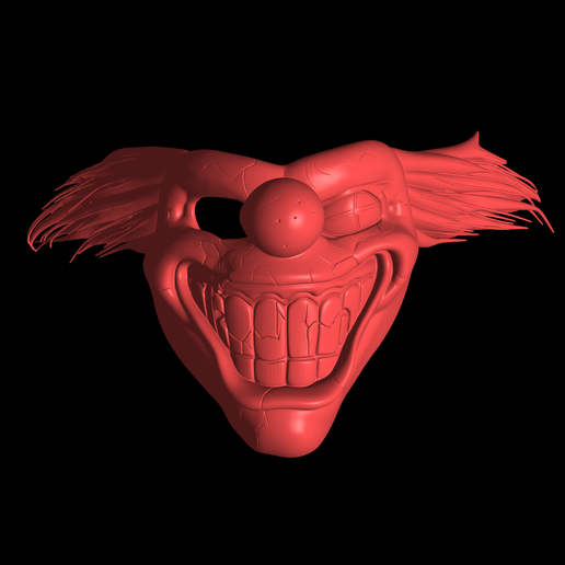 🤡 clown mask・ STL File for 3D printing・Cults