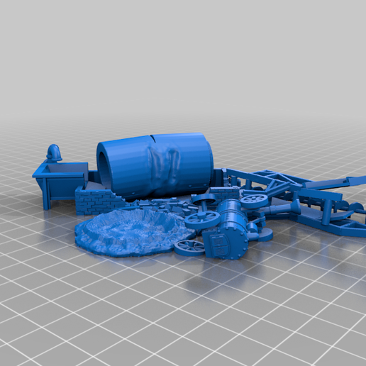 🧑‍🏭 15mm WW1/WW2 Factory ruins version 2・Free STL File for 3D printing ...