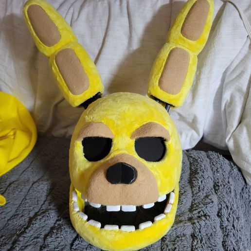🎃 SpringBonnie from Five Nights At Freddy’s (FNAF) Wearable Mask/Easy ...