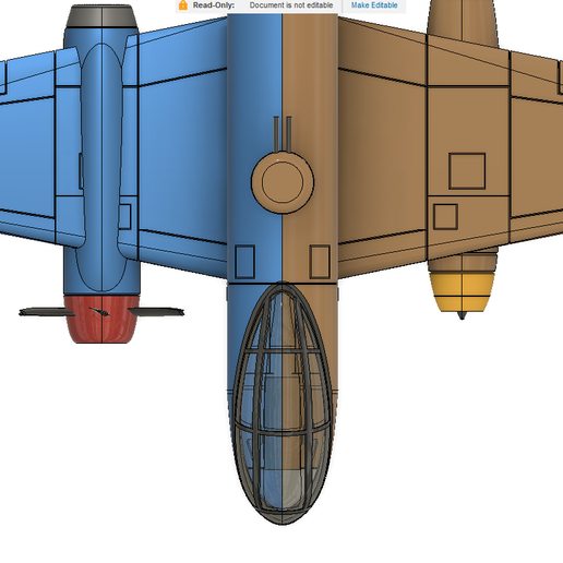 🛩️ Messerschmitt p1090・ STL File for ・Cults