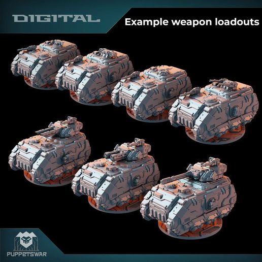 🪖 Husky Grav Tank - APC・ 3D File for 3D printing・Cults