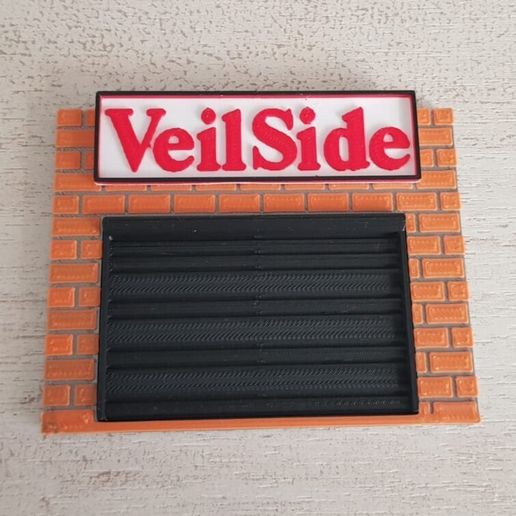 🌆 VeilSide Poster v3・Бесплатный STL для 3D-печать・Cults