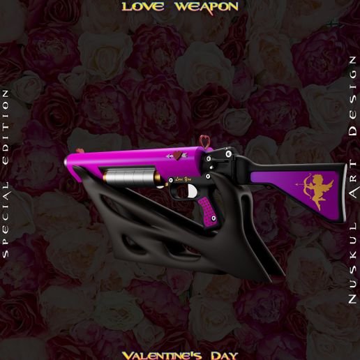 💝 Valentines Day Love Weapon - Nuskul Art Special Edition・ STL File for ...