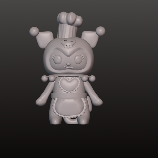 👩‍🍳 Kuromi Chef Sanrio Hello kitty・ STL File for 3D printing・Cults