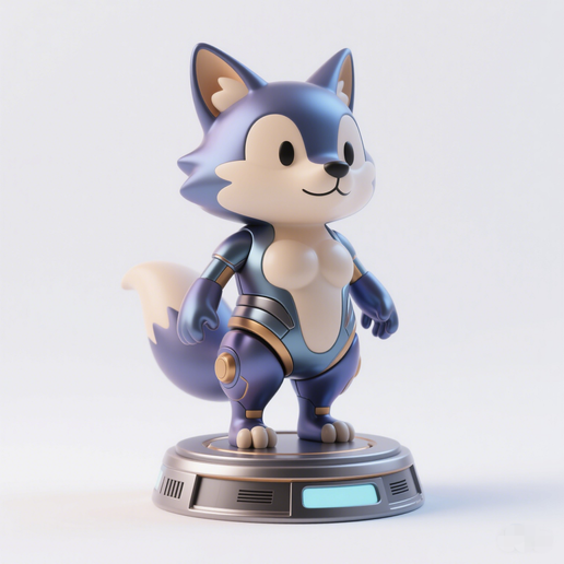 🗿 furry statue furry Sculpture robot furry・ STL File for 3D printing・Cults