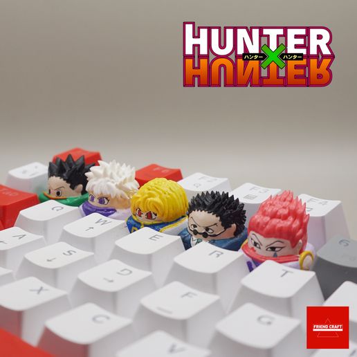 STL file Keycaps Hunter X Hunter 🏹 ・3D printing template to download・Cults