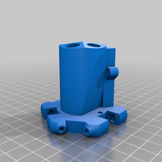 Free 3D file 4 Way Flux Capacitor Kossel 🧞‍♂️ ・3D printer model to ...