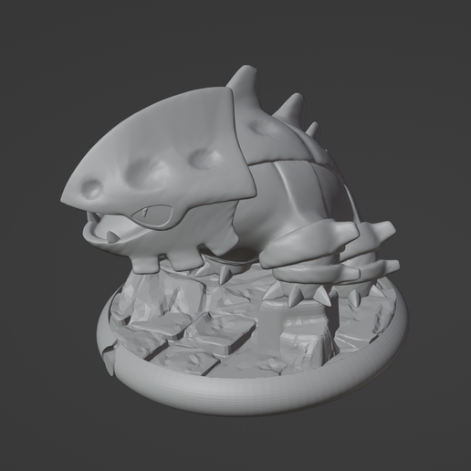 🪨 Aron. Lairon, Aggron and Mega Aggron 3D model・ STL File for 3D ...