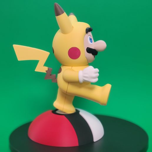 🐉 It’s a ME!! Pikachu!! Multi Part・ STL File for ・Cults