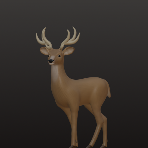 STL file Deer 🦌 (OBJ)・3D printing template to download・Cults
