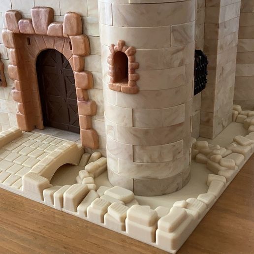 🏗 BASES Exin Castles BLUE SERIES・Free 3D File for ・Cults