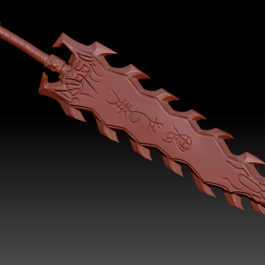 👻 Metin2 Ghost Fang Blade STL – Hortlak Dişi Kılıcı 3D Printable Sword ...
