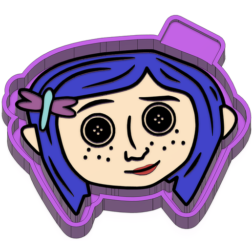 👀 Coraline Button Eyes Freshie STL Mold Housing・ STL File for 3D ...