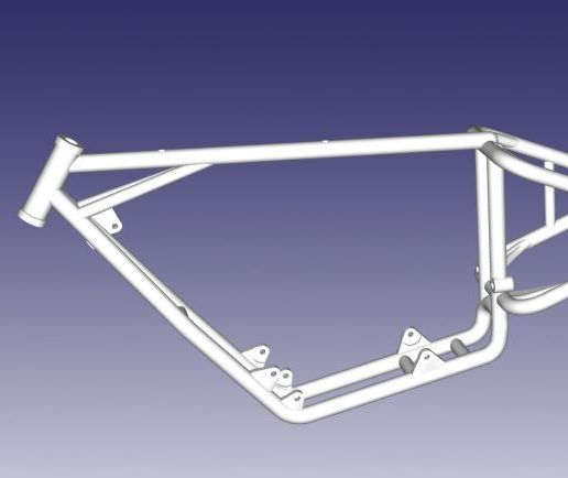 🏍️ Harley Drag Bike・ STL File for 3D printing・Cults