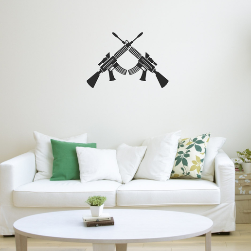 Free 3MF file Rifles - Wall Decor 🎨 ・3D print object to download・Cults