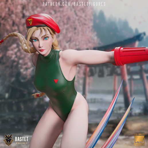 🎮 Cammy | Street Fighter・ 3D File for 3D printing・Cults