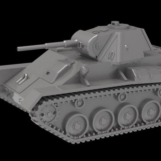 🪖 Light Tank T-70 (USSR, WW2)・ 3D File for 3D printing・Cults